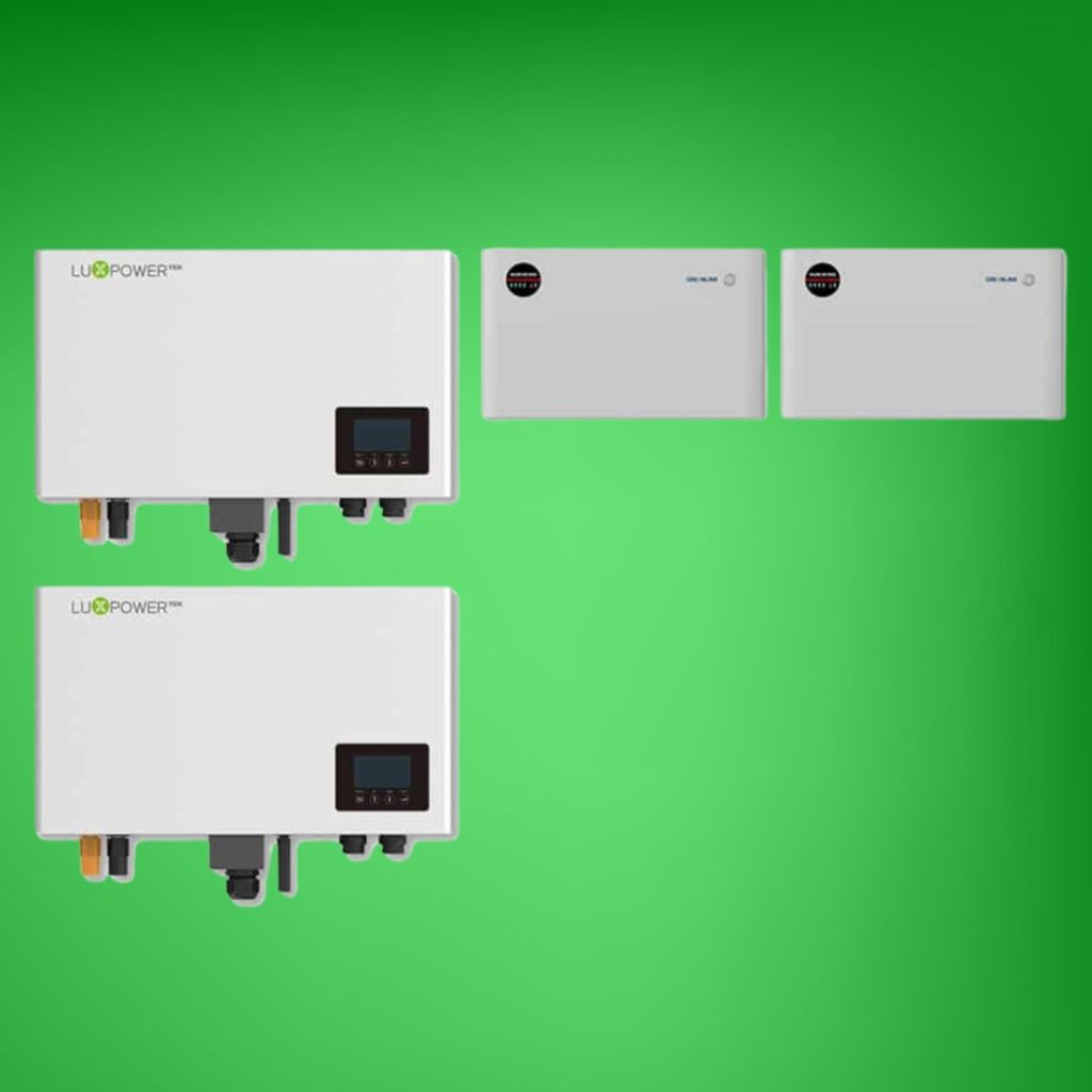 Lux Double SQPOD + 6.4kWh Greenlinx Battery Storage Bundle - Senergy Direct